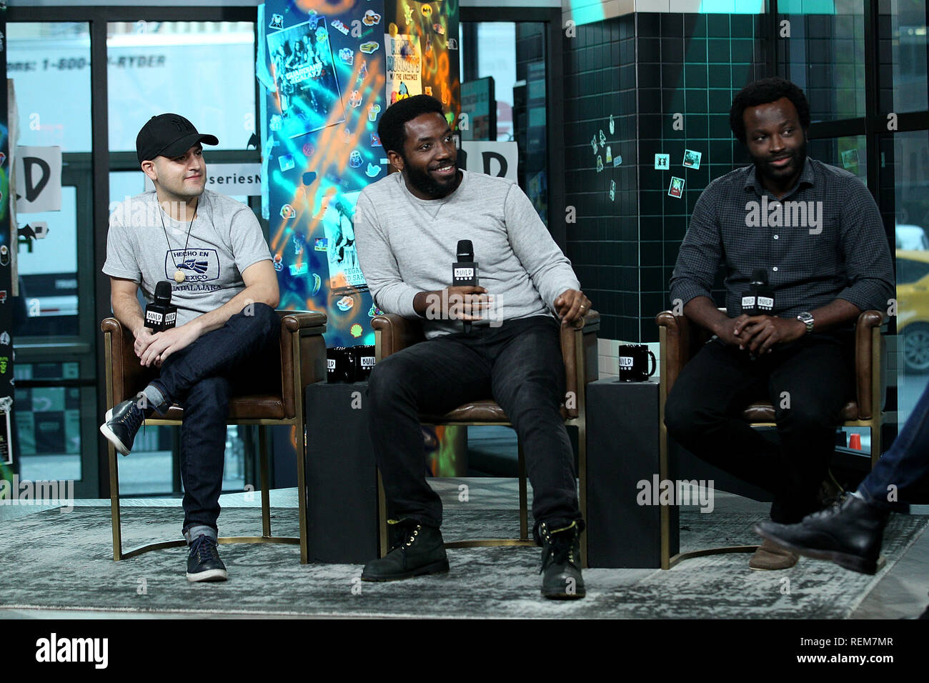 New York, USA. 31 Oct, 2018. Oscar Hernandez, Chinaza Uche, Faraday ...