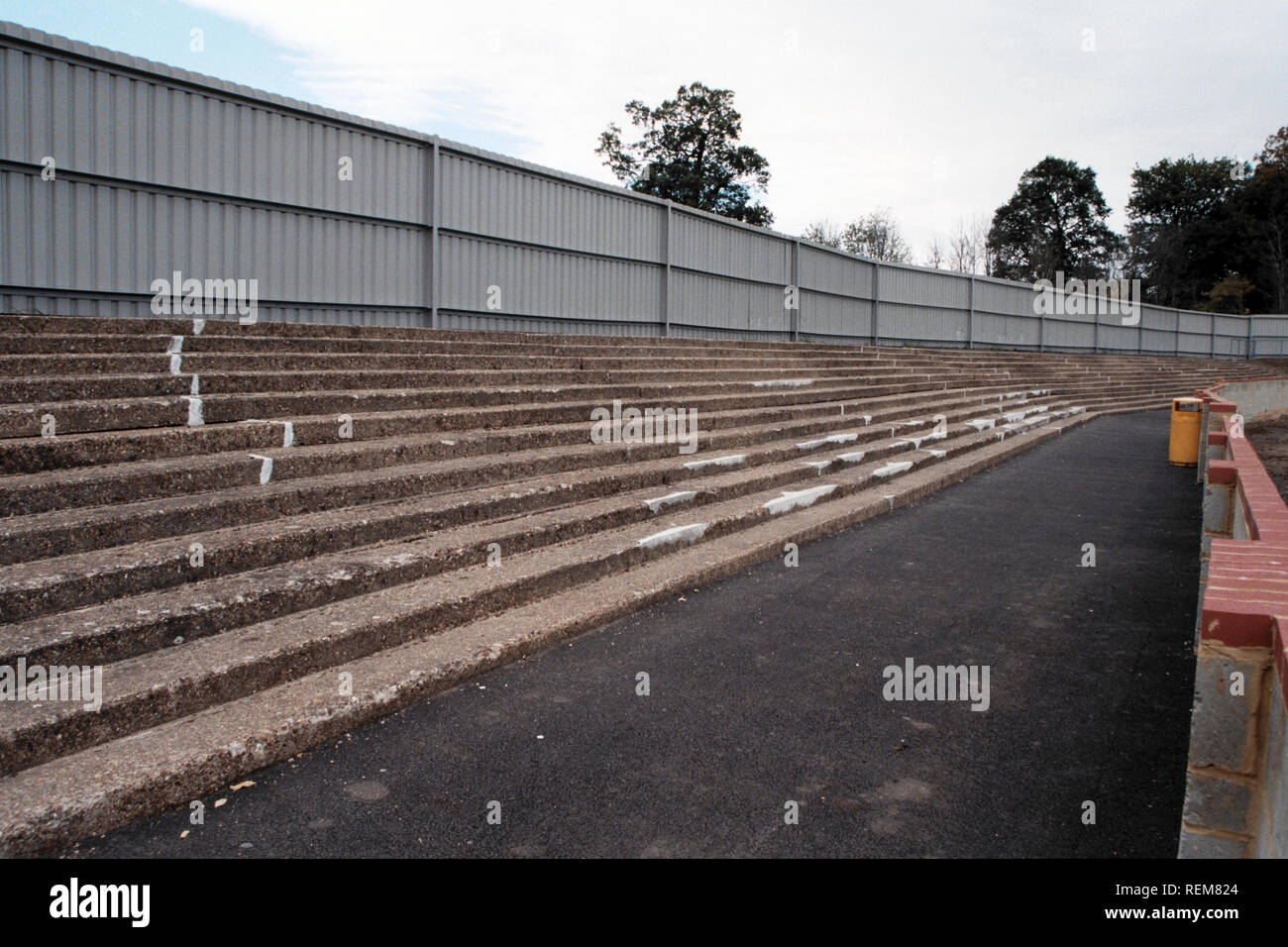 Terracing at Hayes FC Football Ground, Church Road, Hayes, London ...