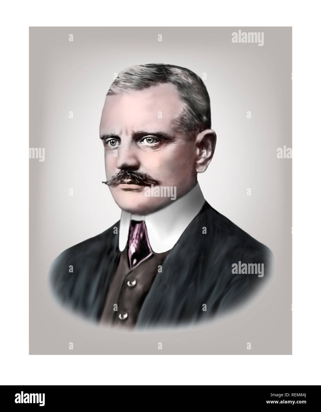 Jean Sibelius 1865-1957 Finnish Composer Violinist Stock Photo - Alamy