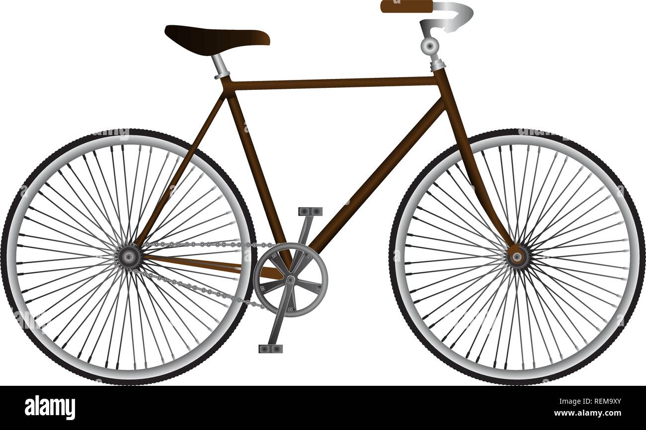 Illustrated isolated realistic vector sport bicycle Stock Vector Image ...