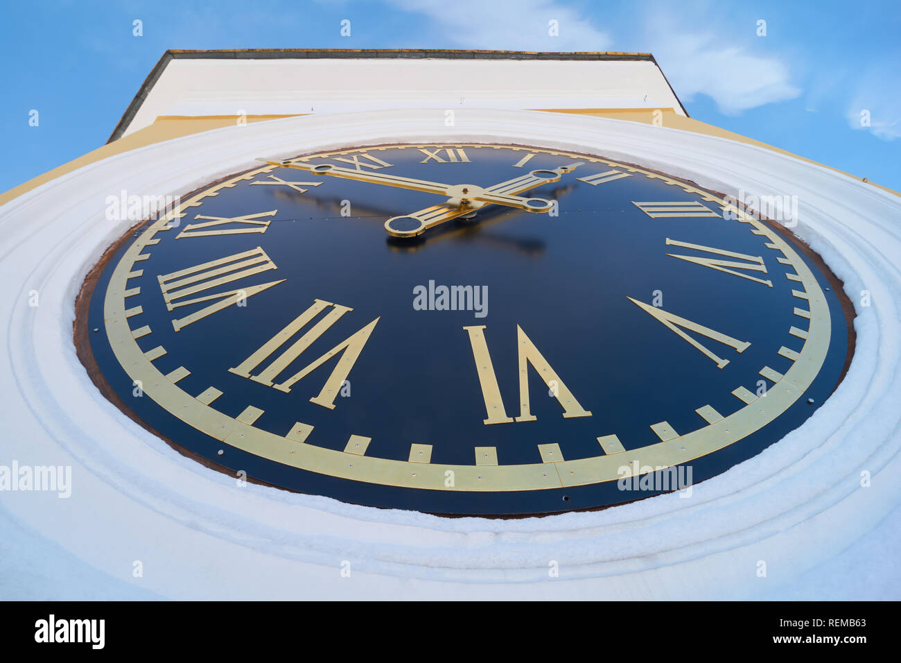 Roman numeral clock tower hi-res stock photography and images - Alamy
