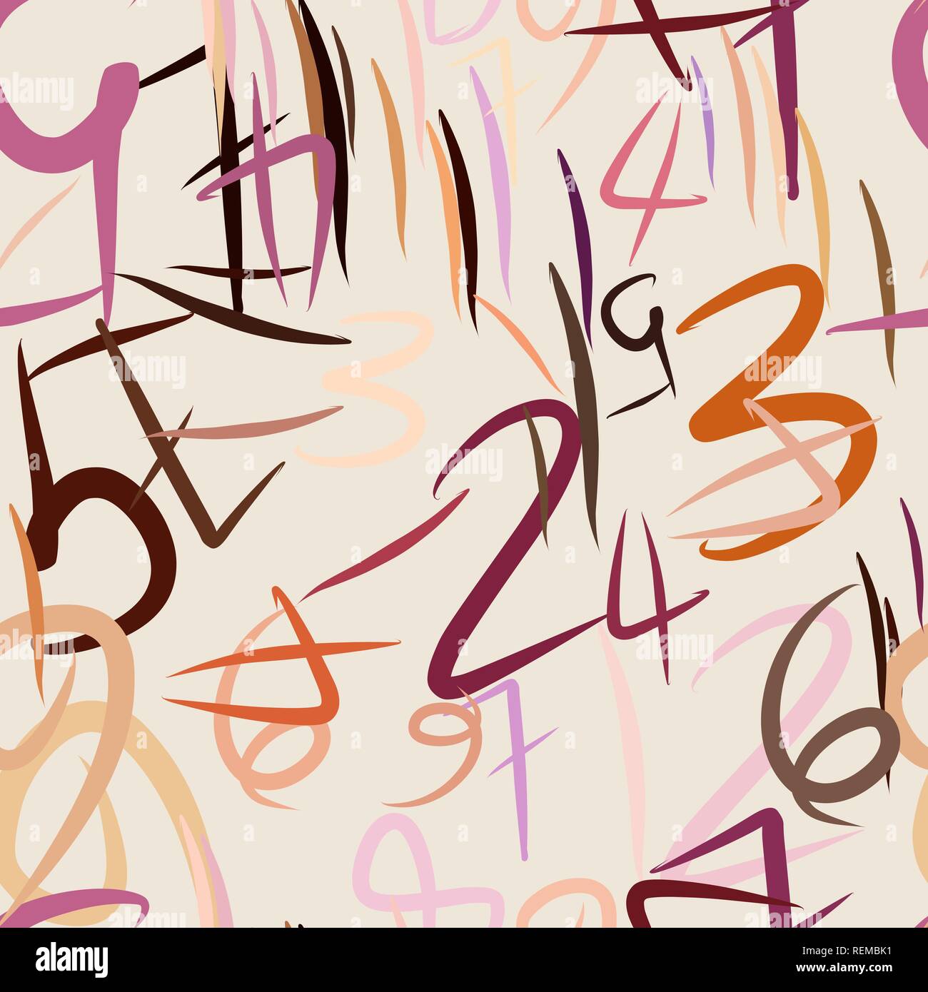 Numbers and artwork Stock Vector Images - Alamy