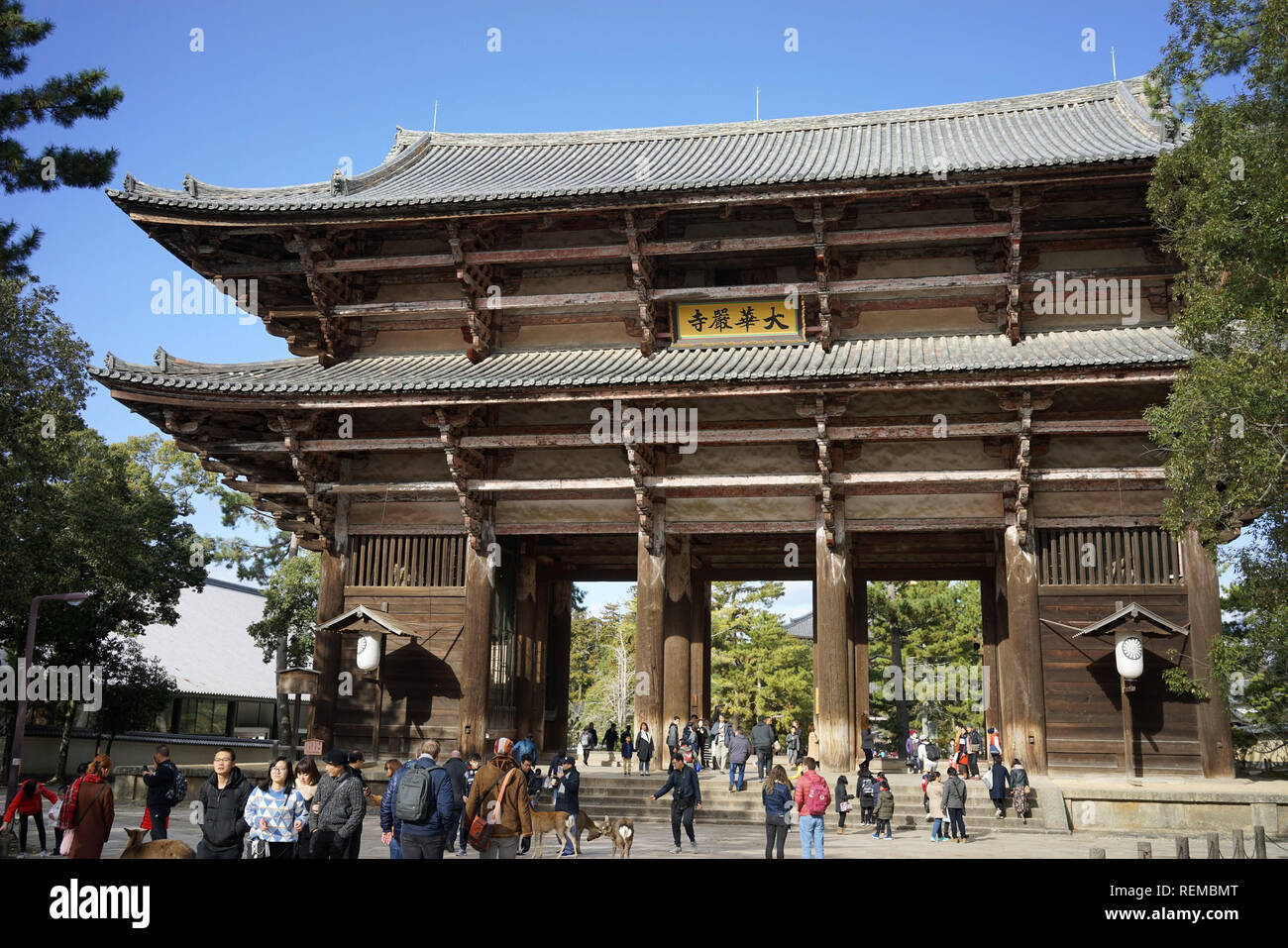 Nandaimon gate of todaiji hi-res stock photography and images - Alamy