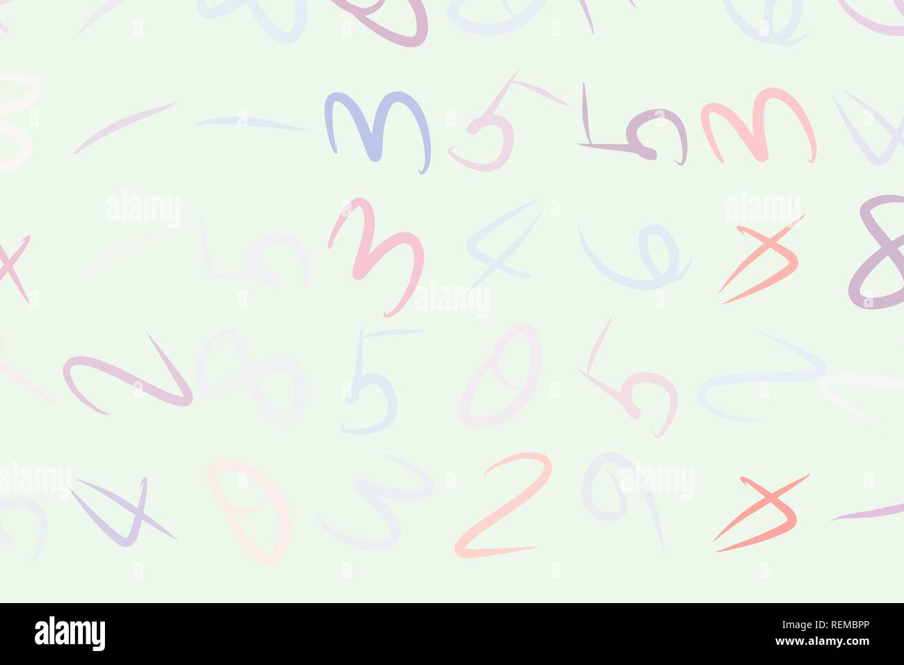 Random numbers digital Stock Vector Images - Alamy