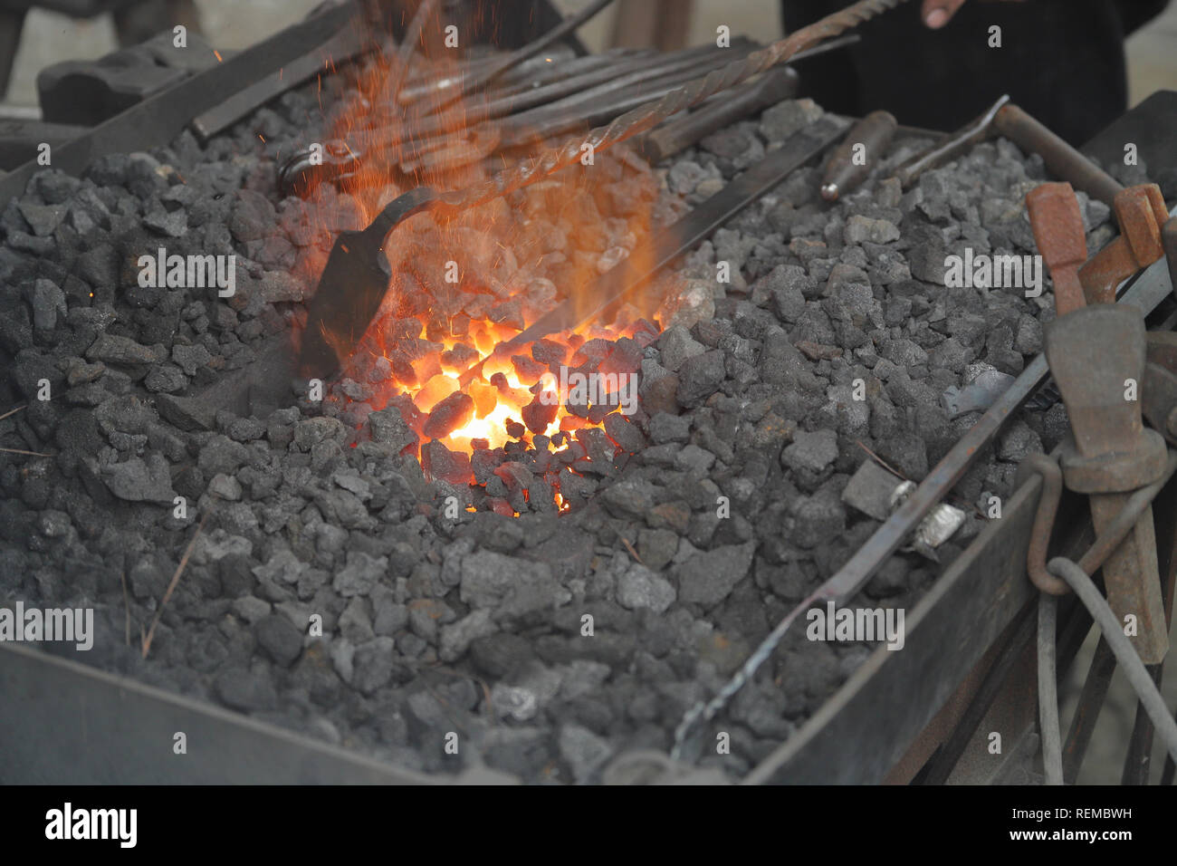 Strike while the iron is hot hi-res stock photography and images - Alamy