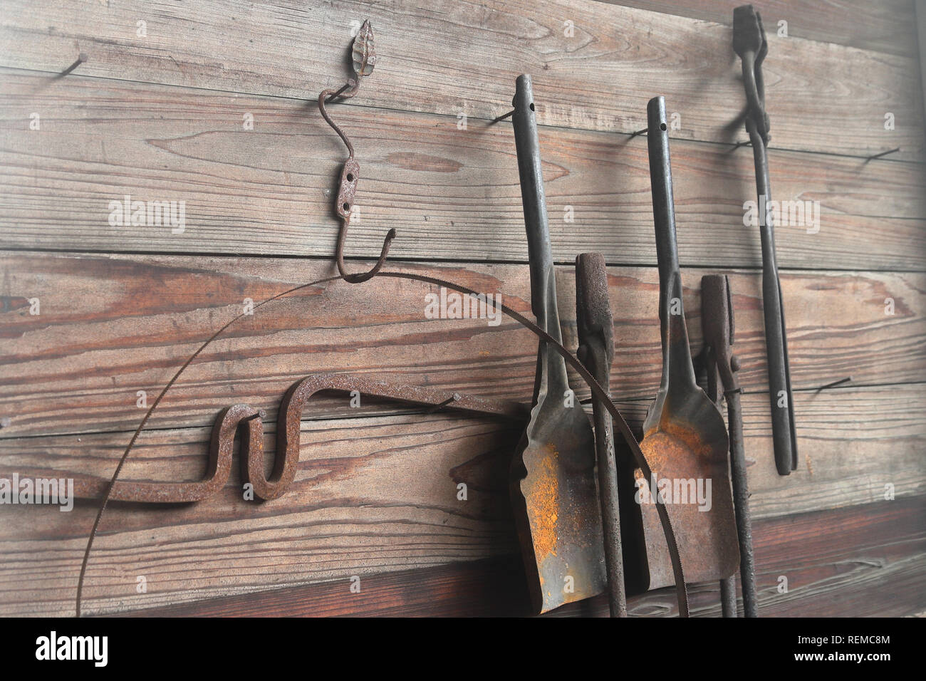 Old blacksmith workshop hi-res stock photography and images - Alamy