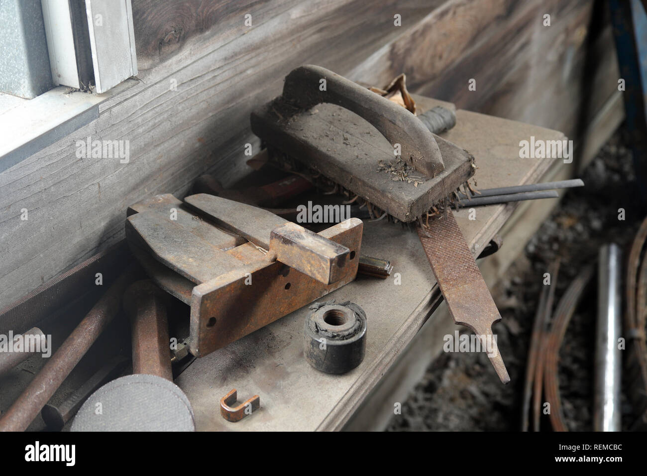 Old Blacksmith Tools High Resolution Stock Photography and Images - Alamy