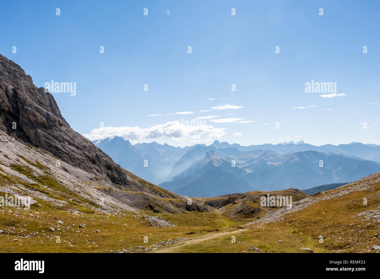 alpine landscape on the italian alps Stock Photo - Alamy