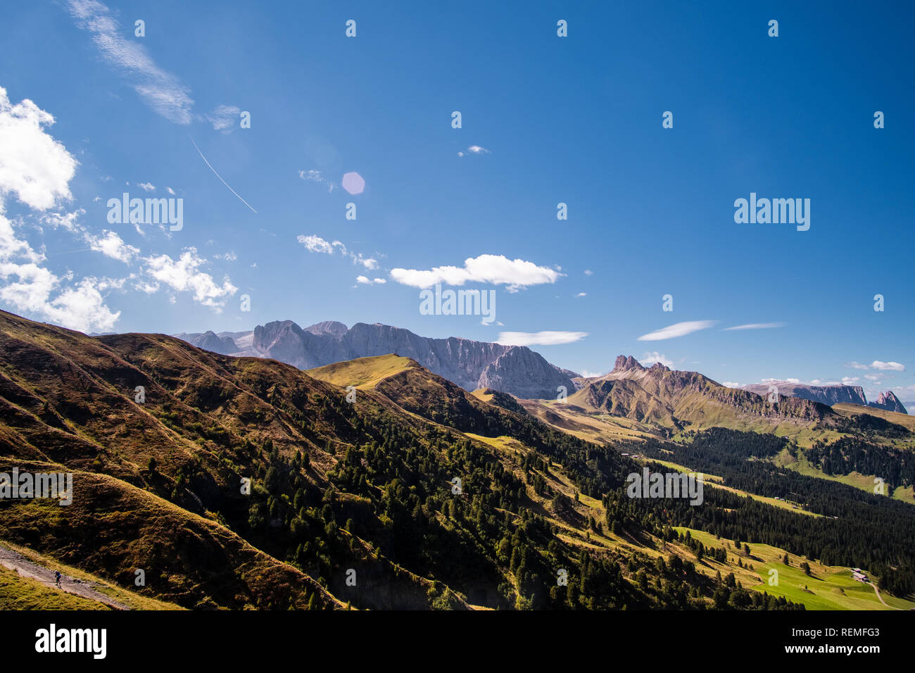 alpine landscape on the italian alps Stock Photo - Alamy