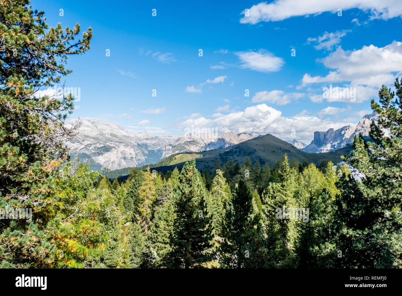 alpine landscape on the italian alps Stock Photo - Alamy