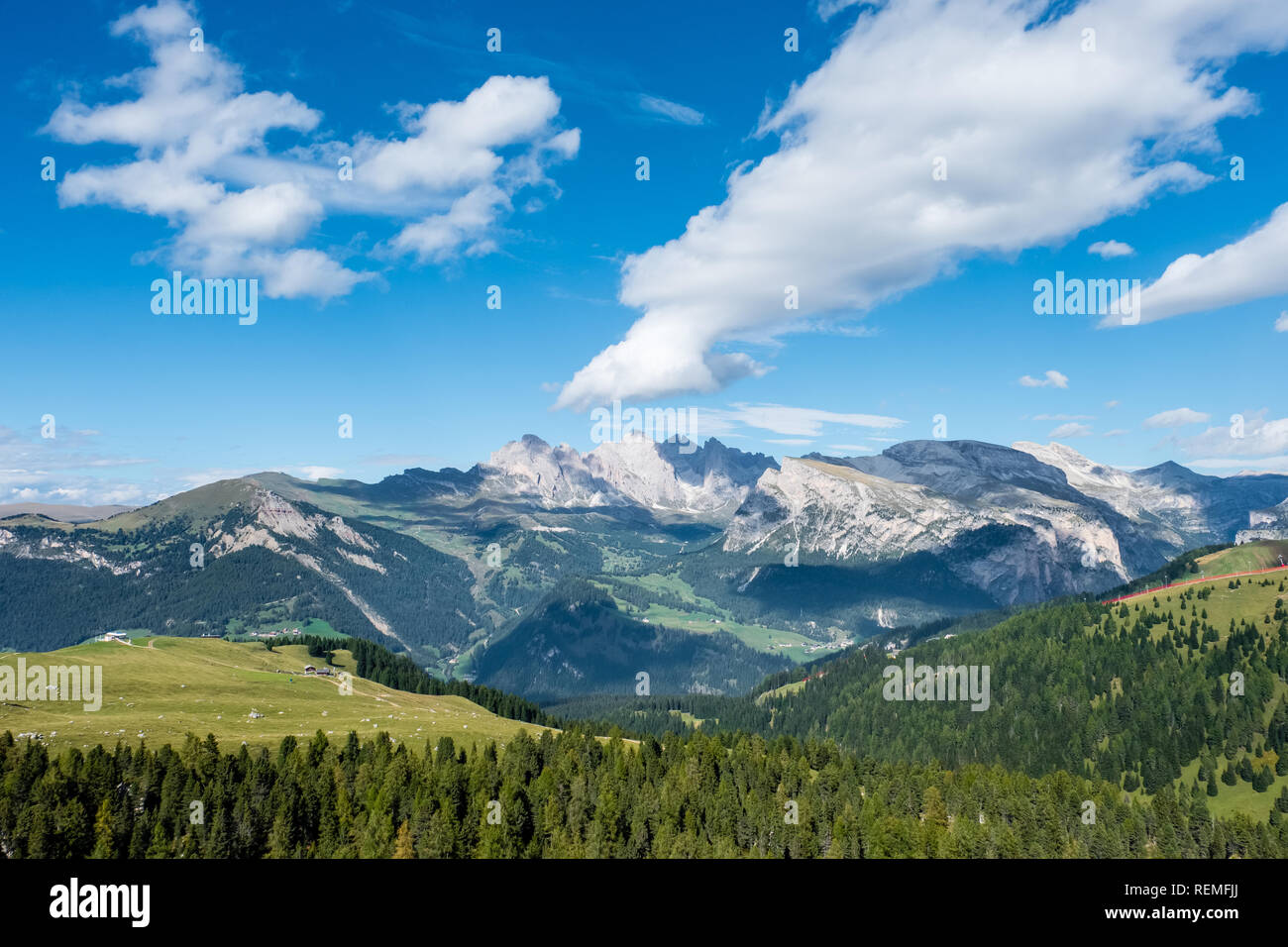 alpine landscape on the italian alps Stock Photo - Alamy