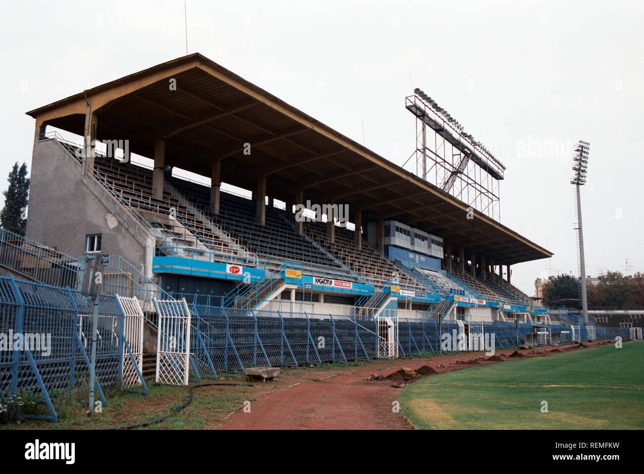 General view of MTK Budapest FC Football Ground, Hidegkuti Nandor ...
