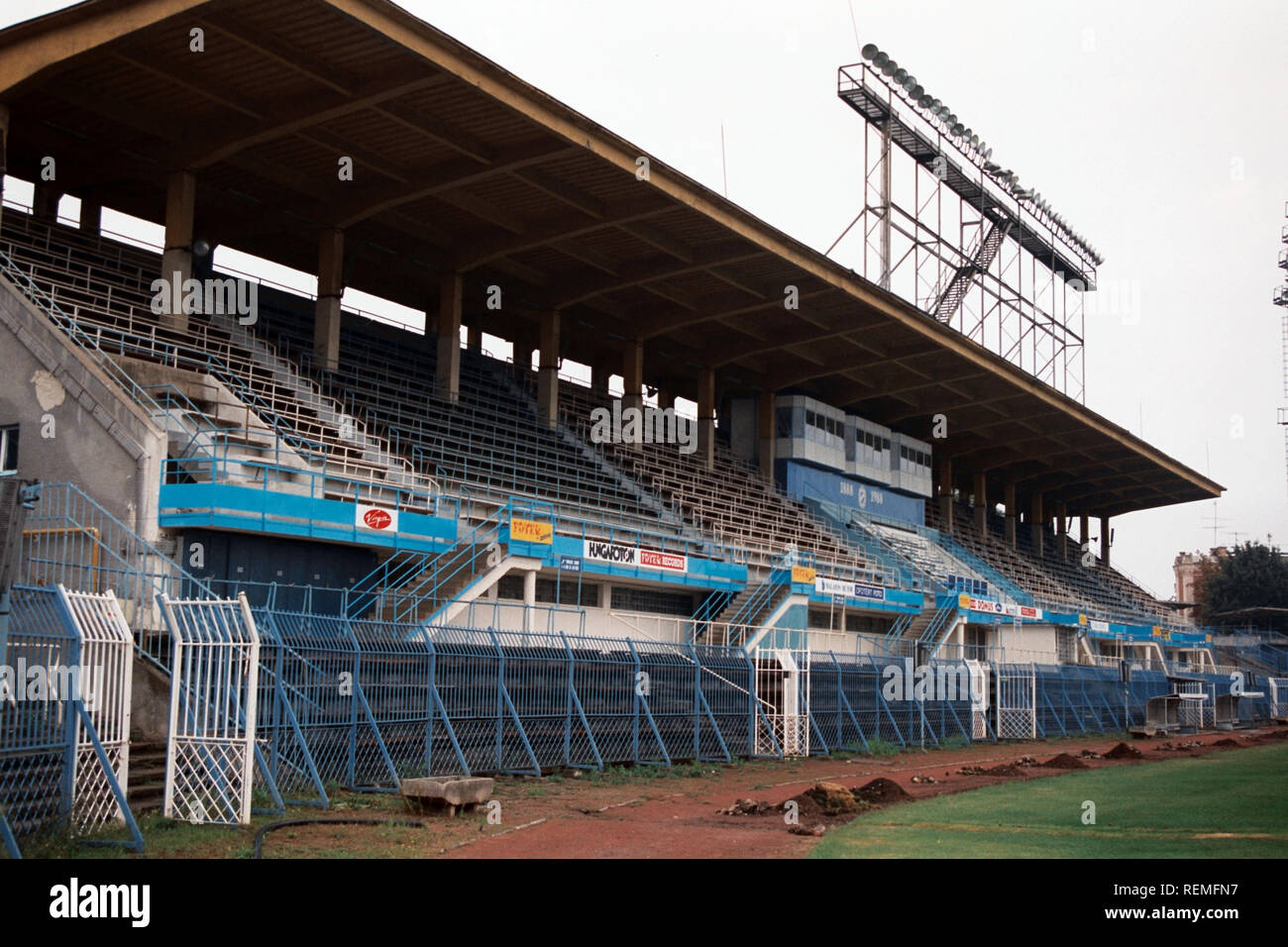 General view of MTK Budapest FC Football Ground, Hidegkuti Nandor ...