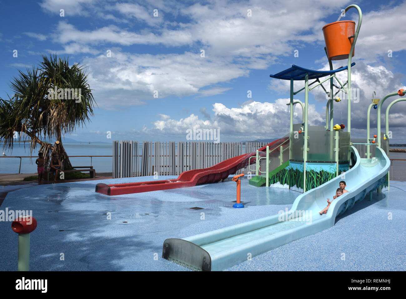 Water play park, Bowen, Queensland, Australia Stock Photo - Alamy