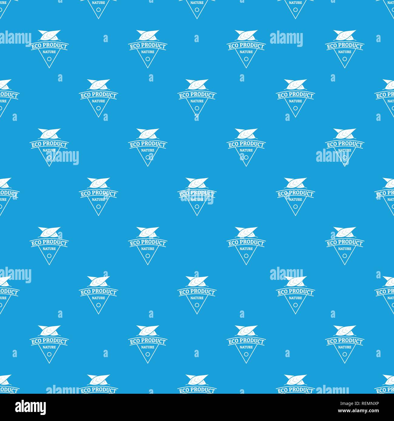 Eco product pattern vector seamless blue Stock Vector Image & Art - Alamy