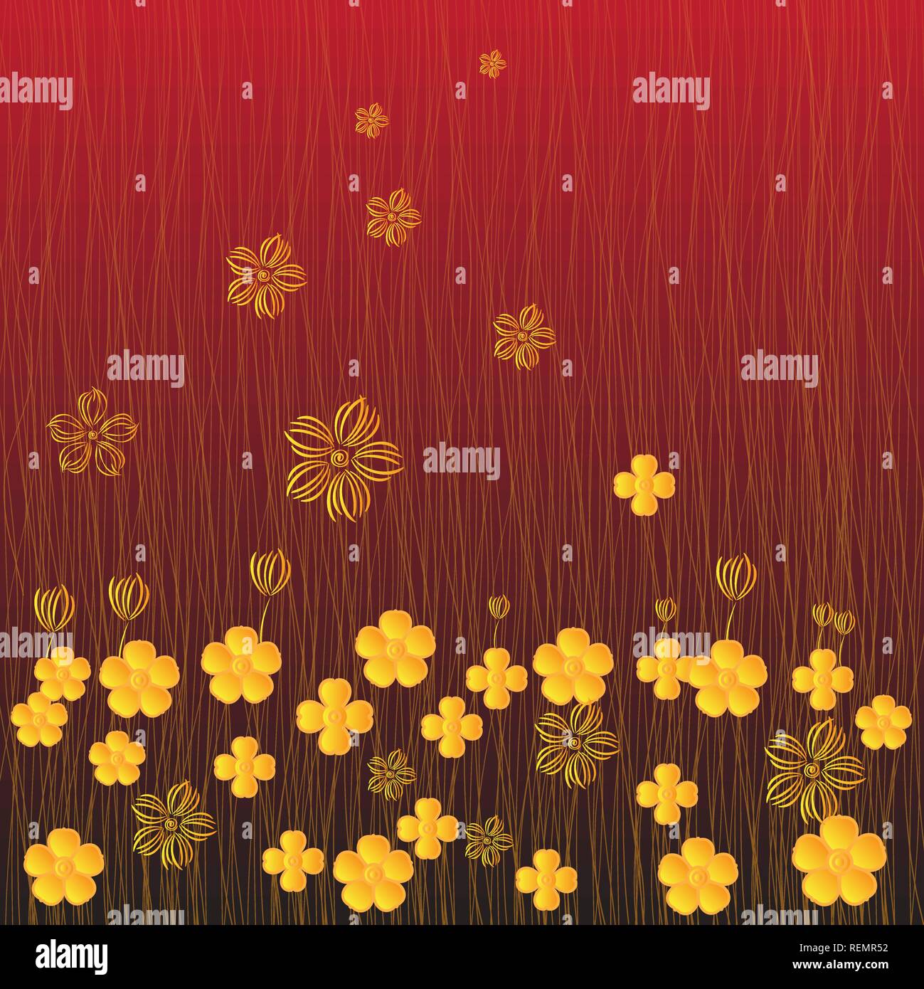 background of flower style. background texture. vector illustration ...