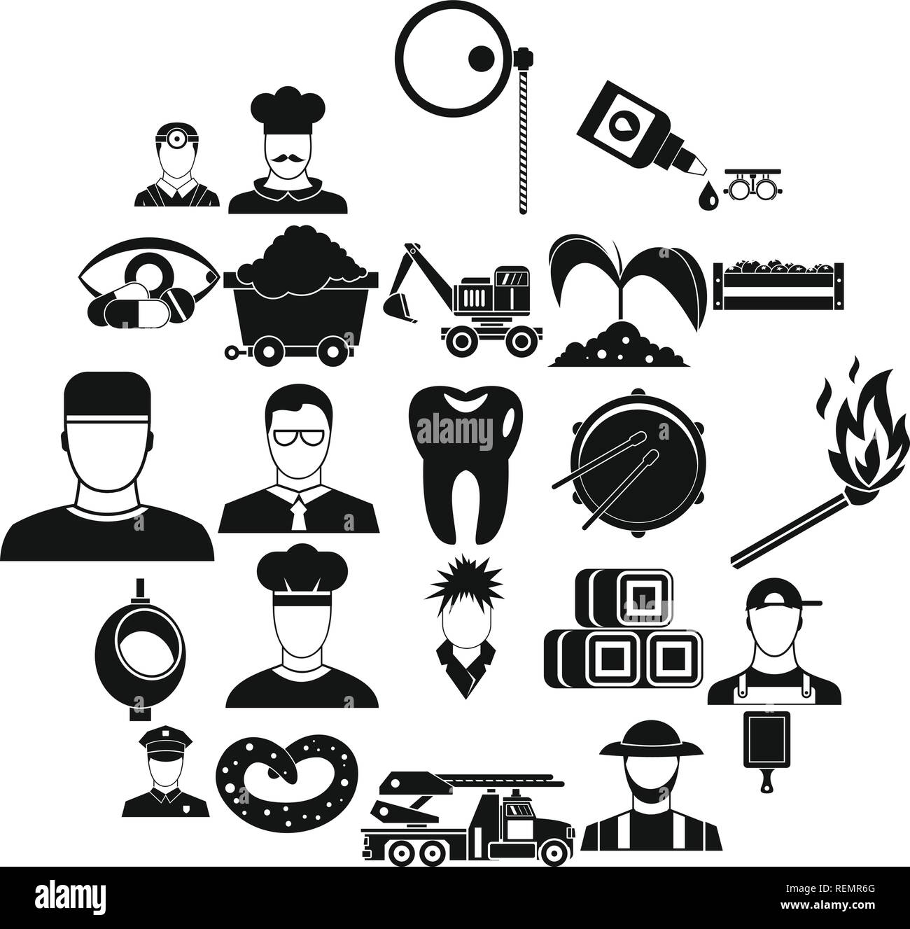 Occupational uniform Stock Vector Images - Alamy