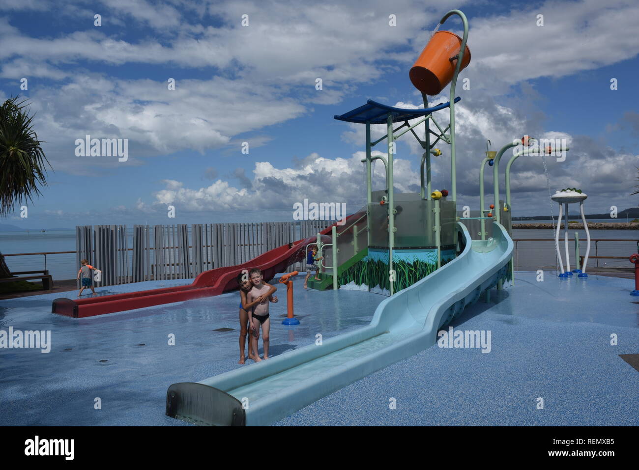 Water play park, Bowen, Queensland, Australia Stock Photo - Alamy