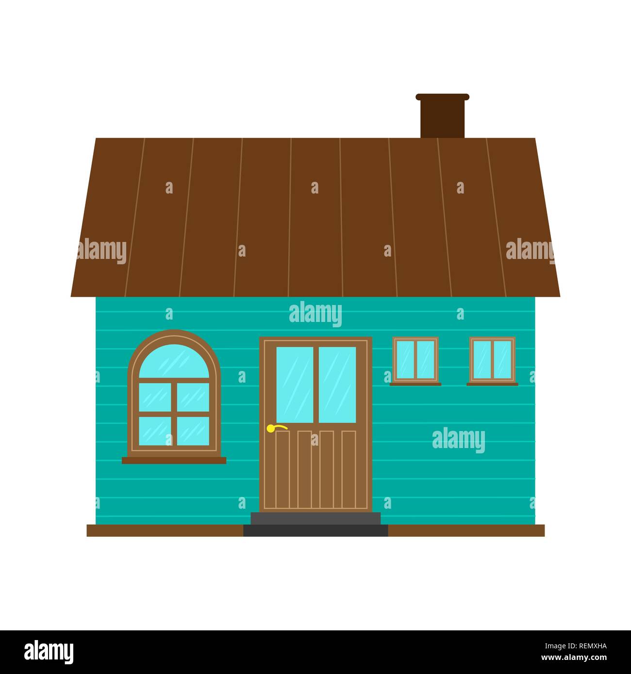 Flat glass roof Stock Vector Images - Alamy