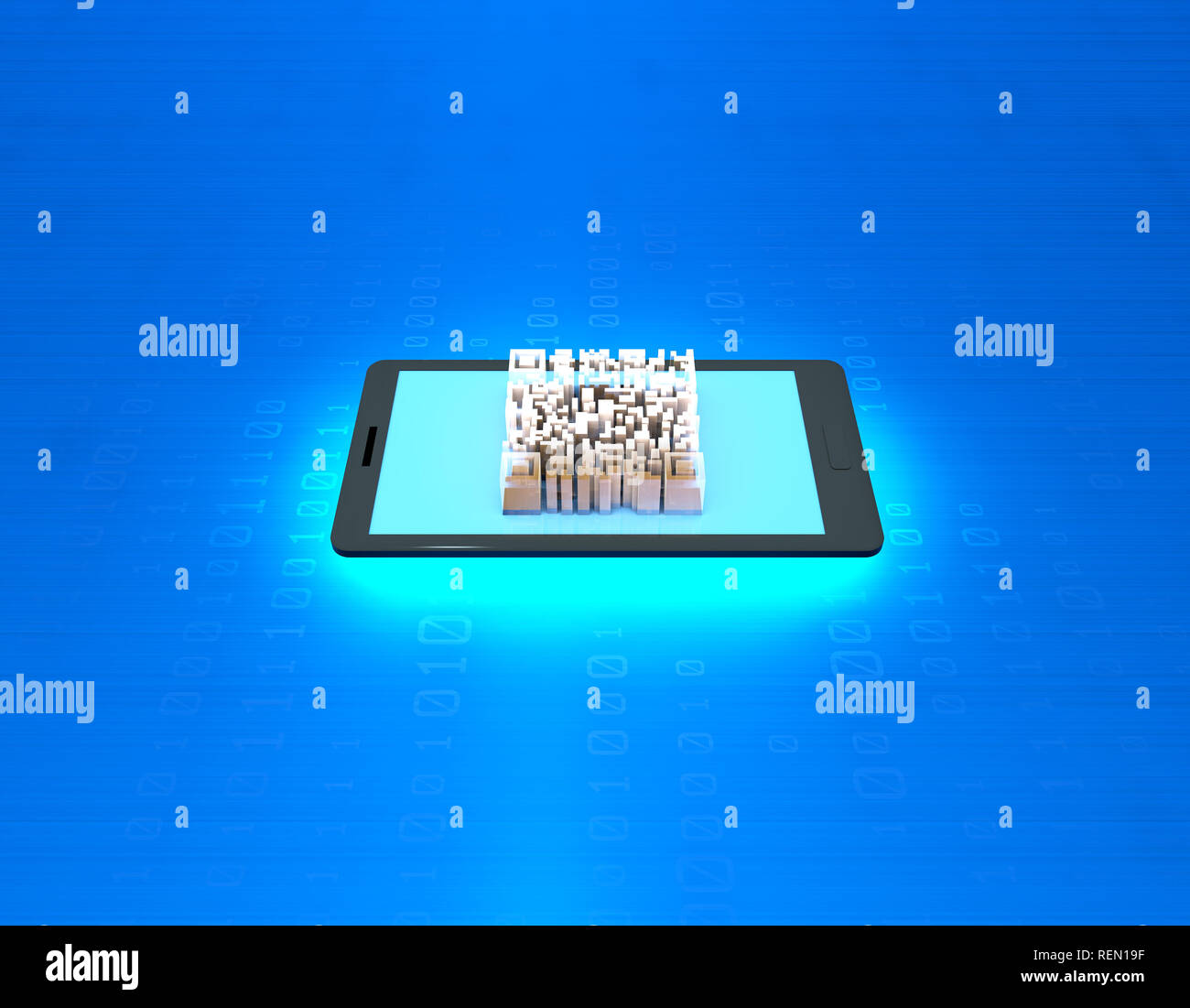 Electronic technology QR code, data transmission and storage ...