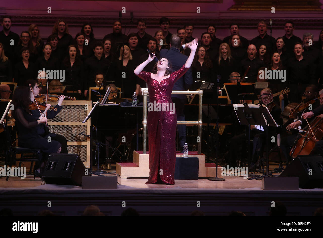 New York Pops Under the Mistletoe Concert held at Carnegie Hall ...