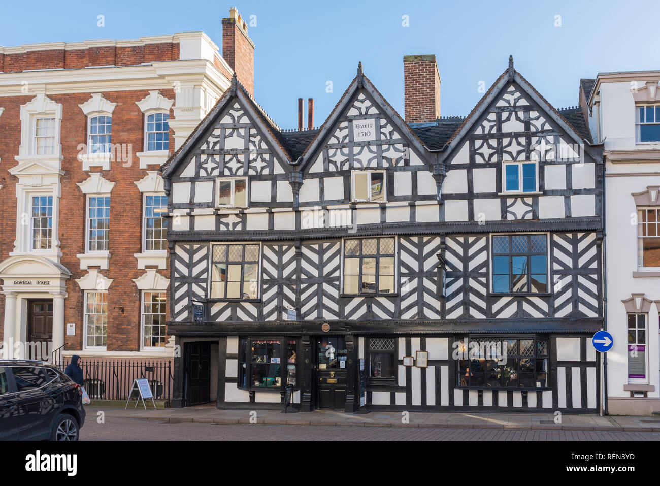 The Tudor of Lichfield Cafe in a Tudor timber framed building in Bore ...
