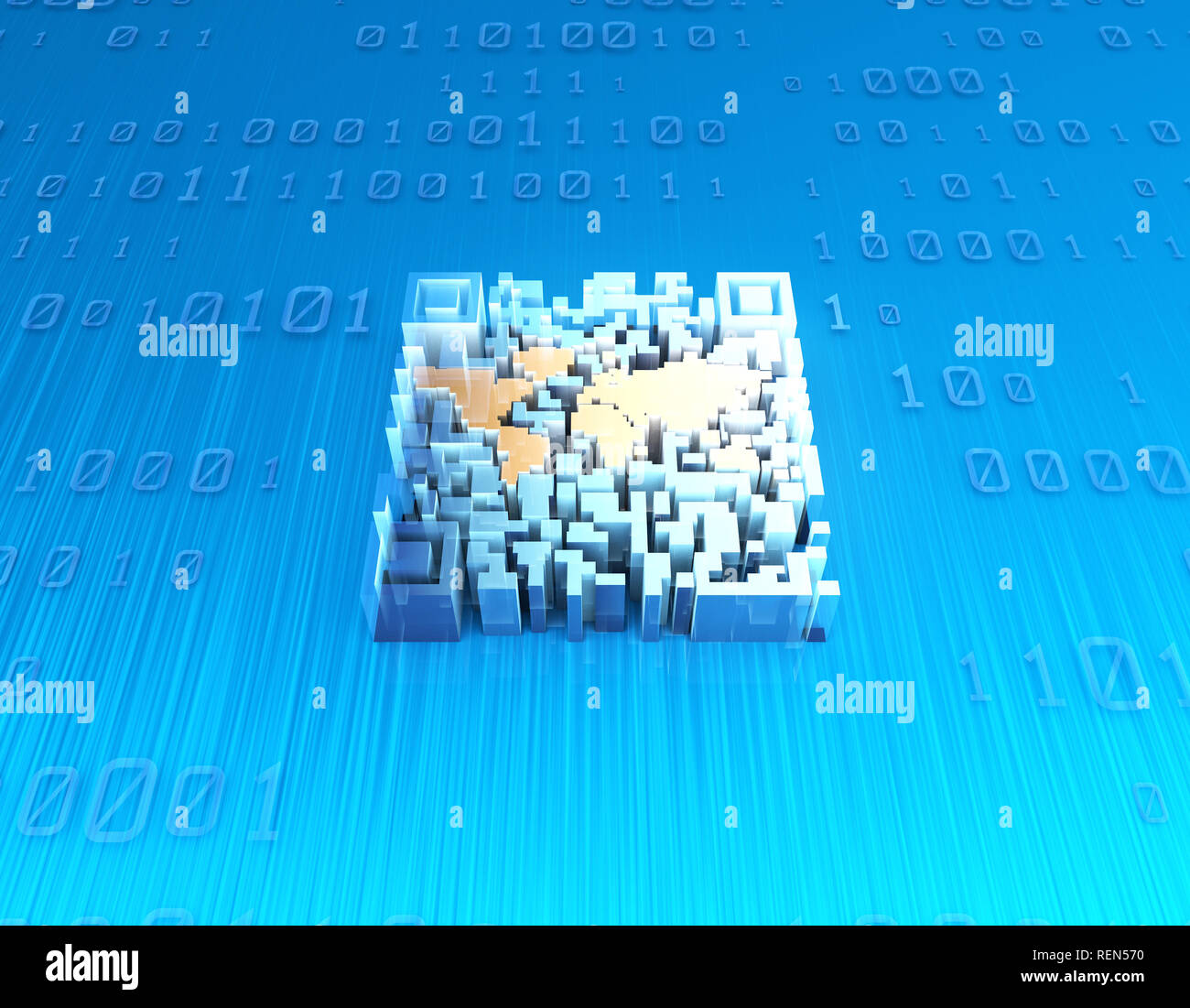 Electronic technology QR code, data transmission and storage ...