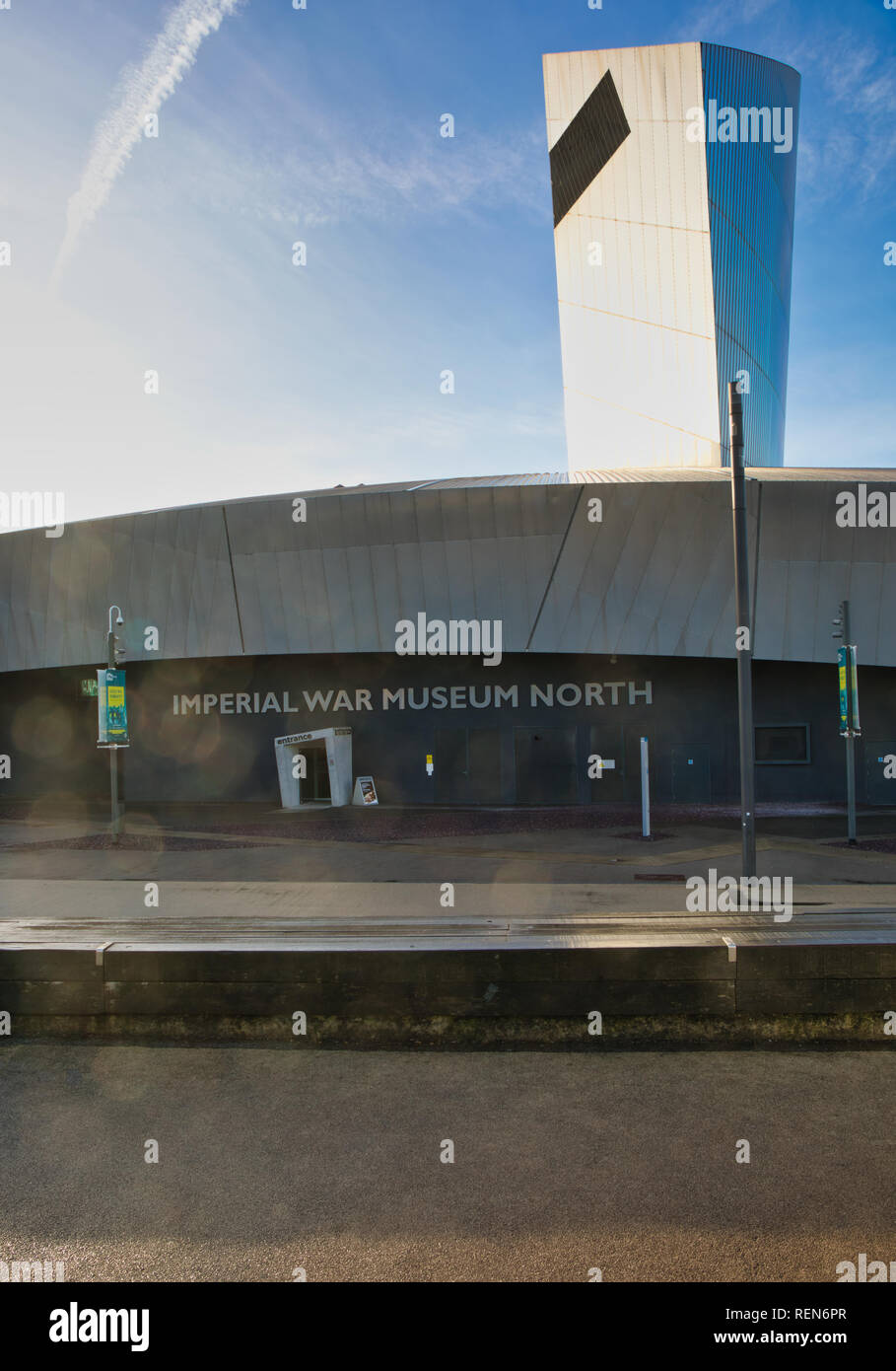 Imperial War Museum North (IWM North) by Daniel Libeskind (2002 ...