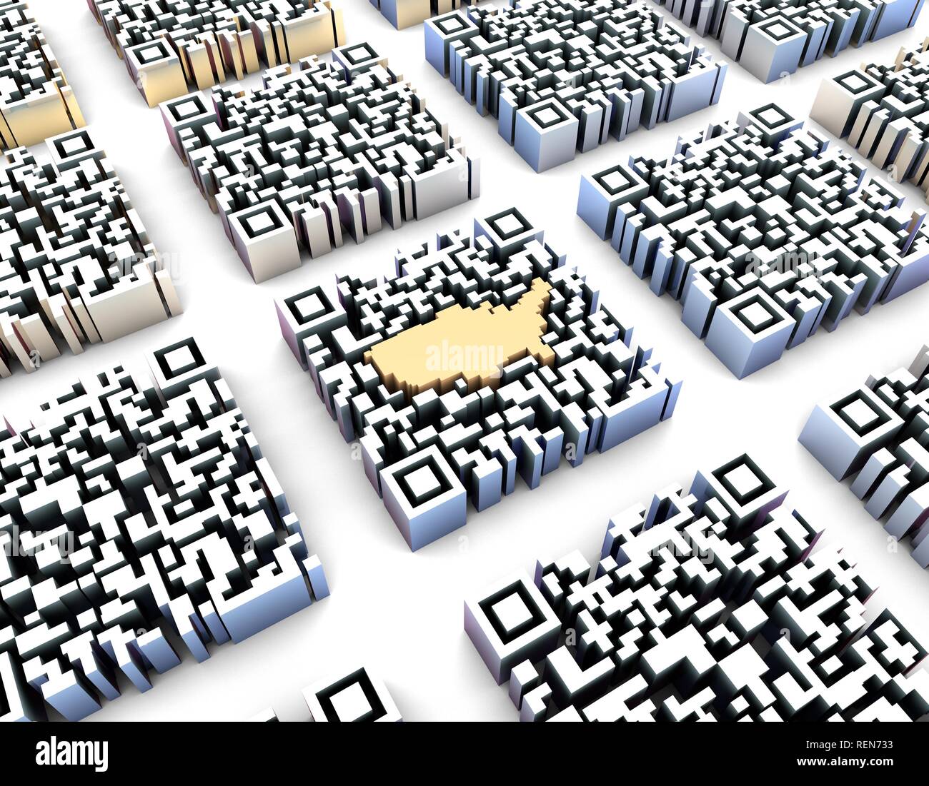 Electronic technology QR code, data transmission and storage ...