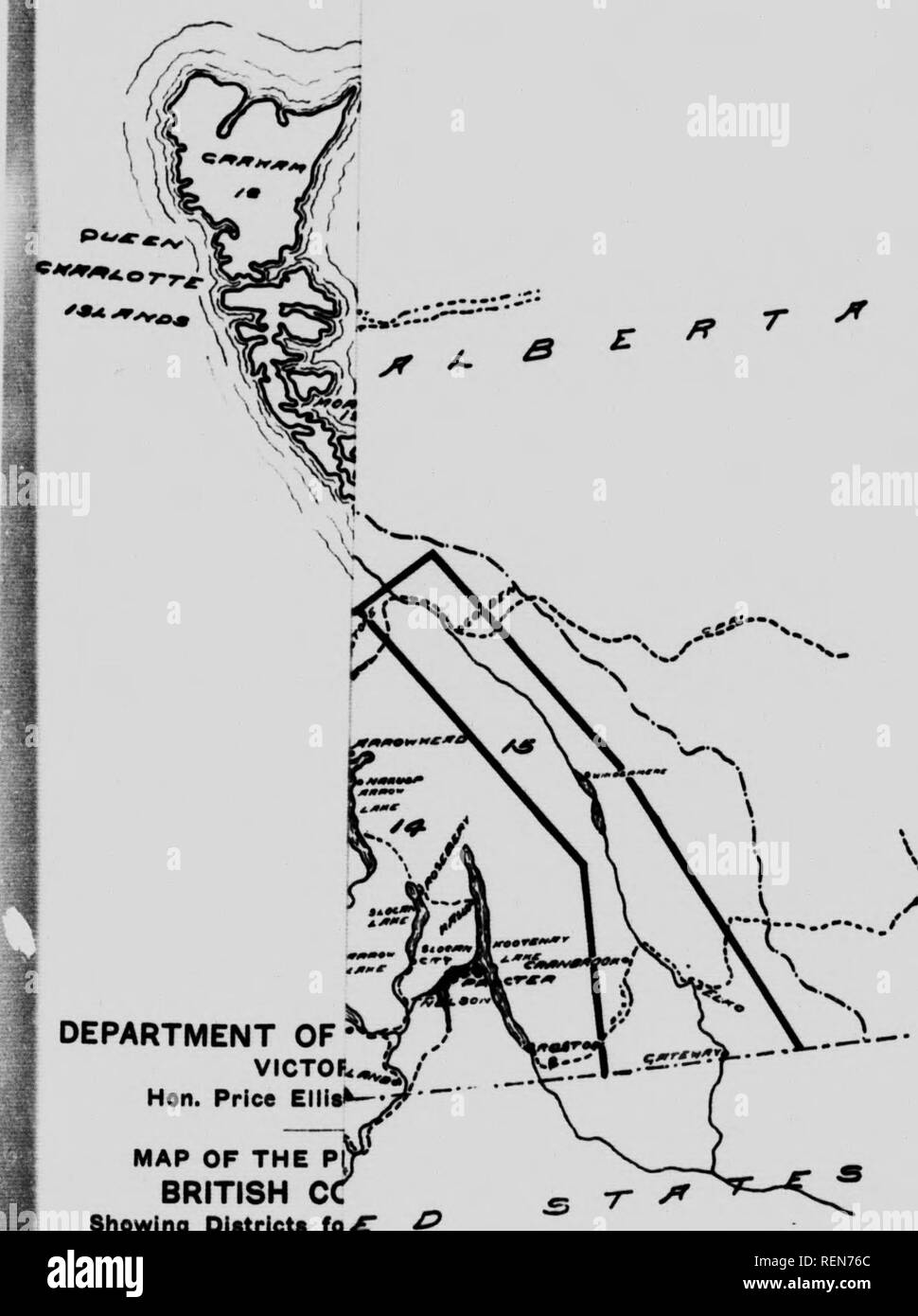Map of winslow hi-res stock photography and images - Alamy
