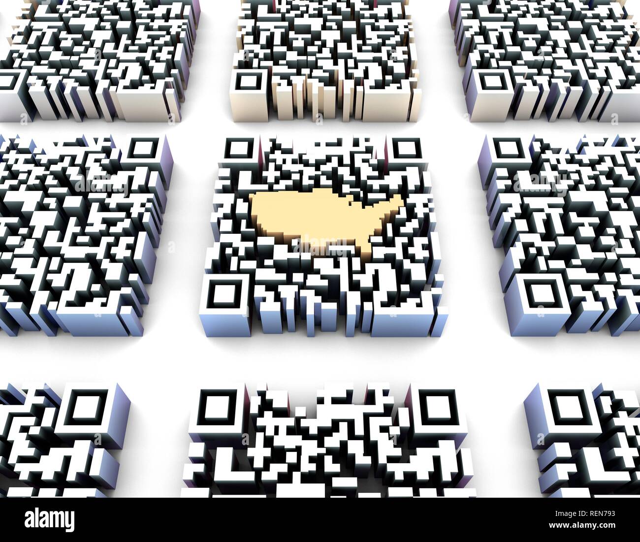 Electronic technology QR code, data transmission and storage ...