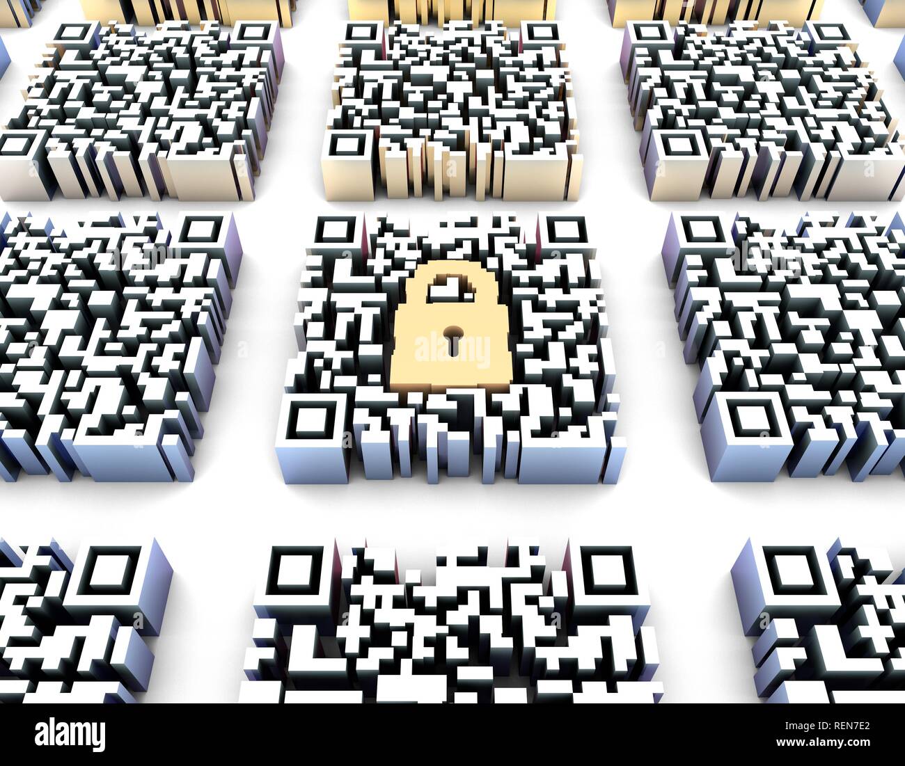 electronic-technology-qr-code-data-transmission-and-storage
