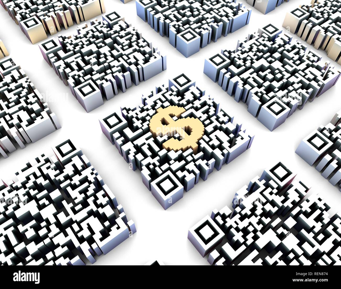 Electronic technology QR code, data transmission and storage ...