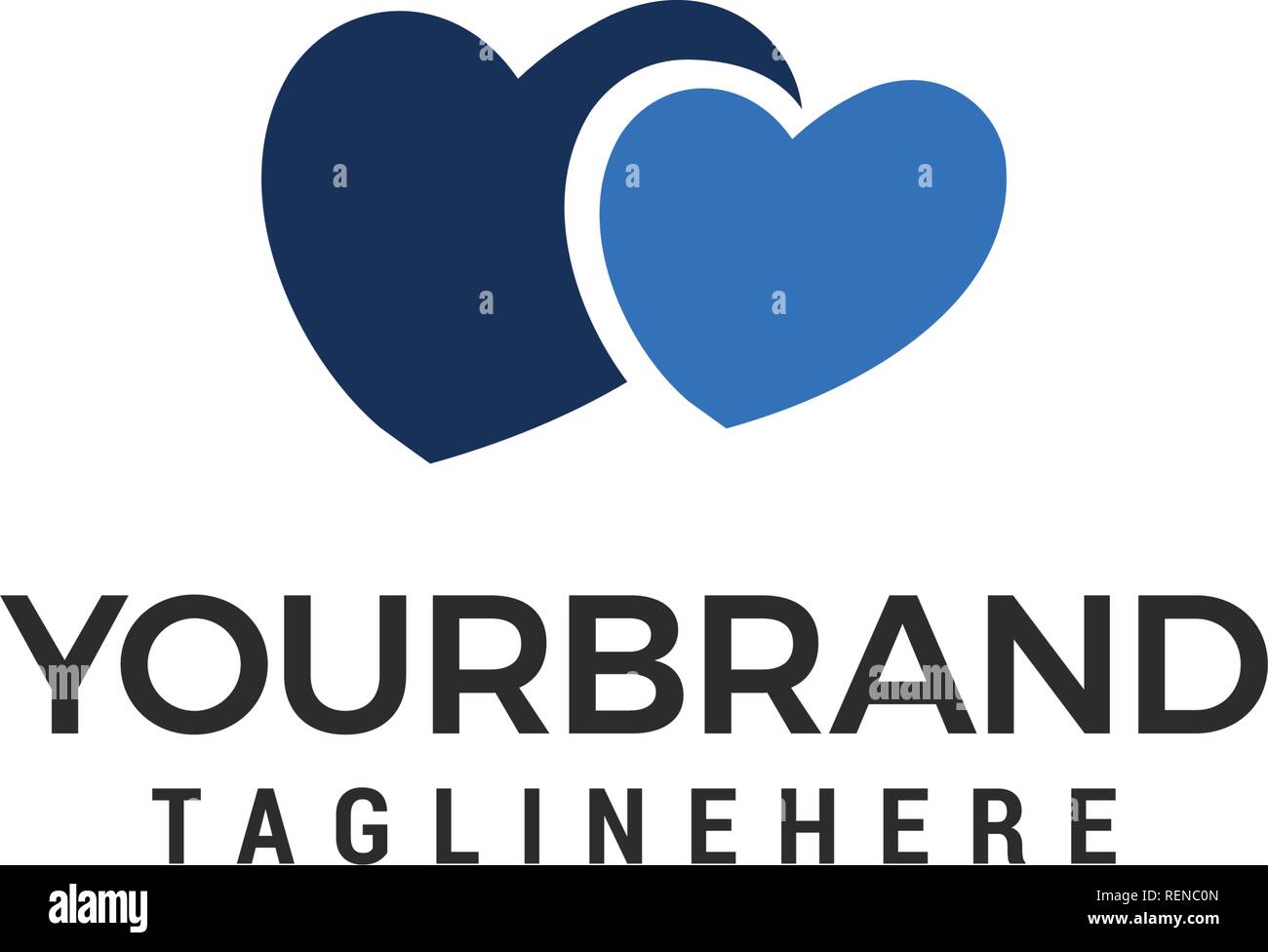 Couple shape Stock Vector Images - Alamy