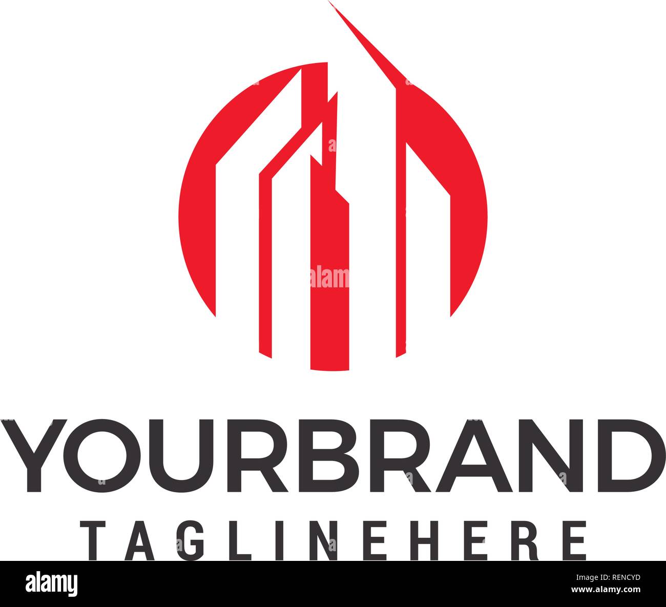 building Vector logo template Stock Vector Image & Art - Alamy