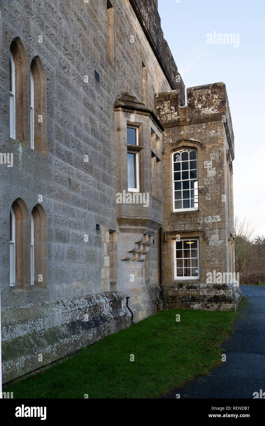 Kielder Castle in Northumberland, England. The 18th-century castle ...