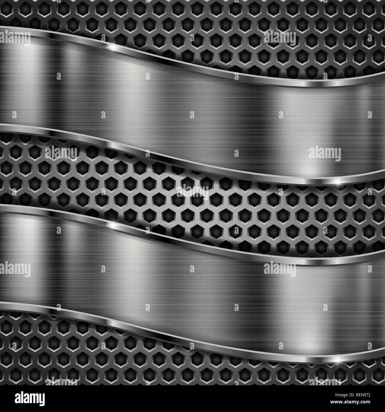 Perforated metal plates Stock Vector Images - Alamy