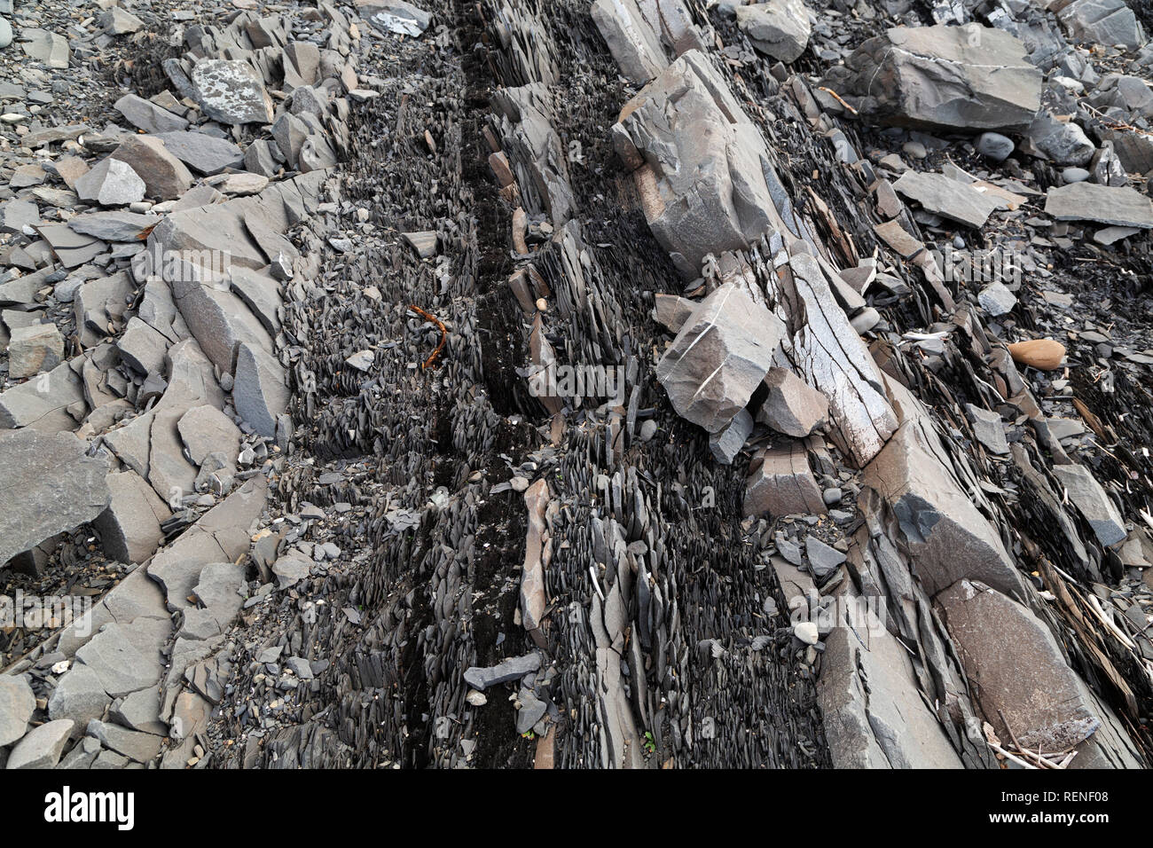 Rock stratification hi-res stock photography and images - Alamy