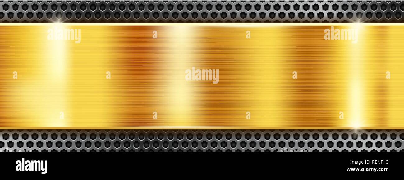 Gold Metal Background