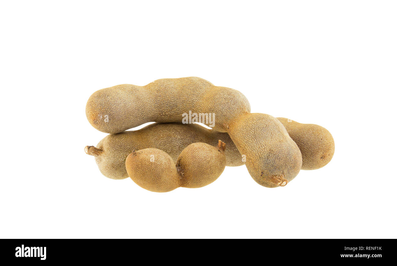 Tamarind isolated on white background Stock Photo - Alamy