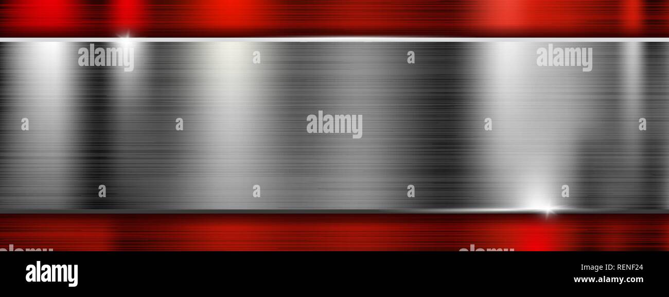 Shiny metal silver texture Stock Vector Images - Alamy