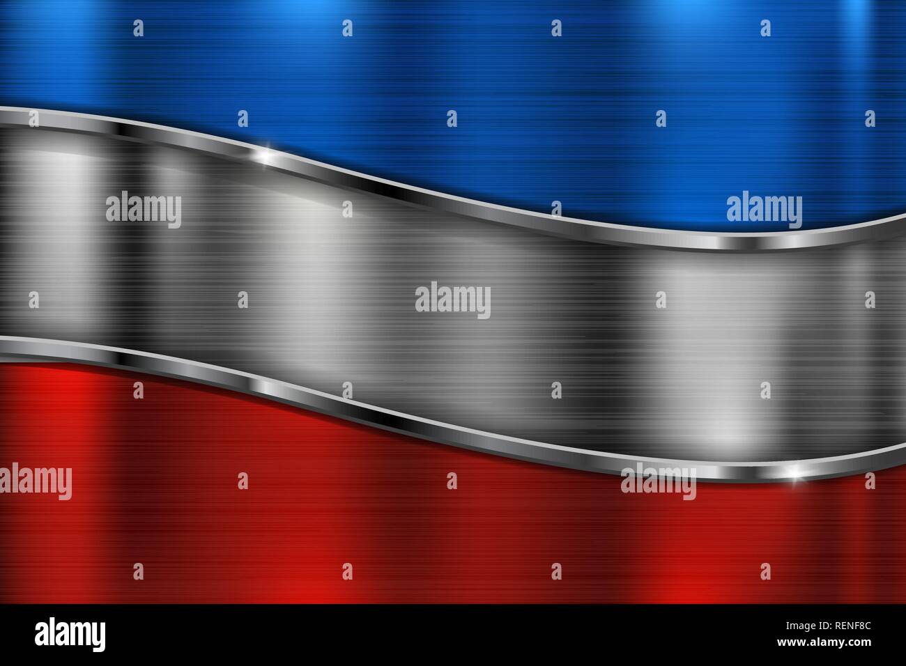 Colored metal background. 3d shiny stripes Stock Vector Image & Art - Alamy