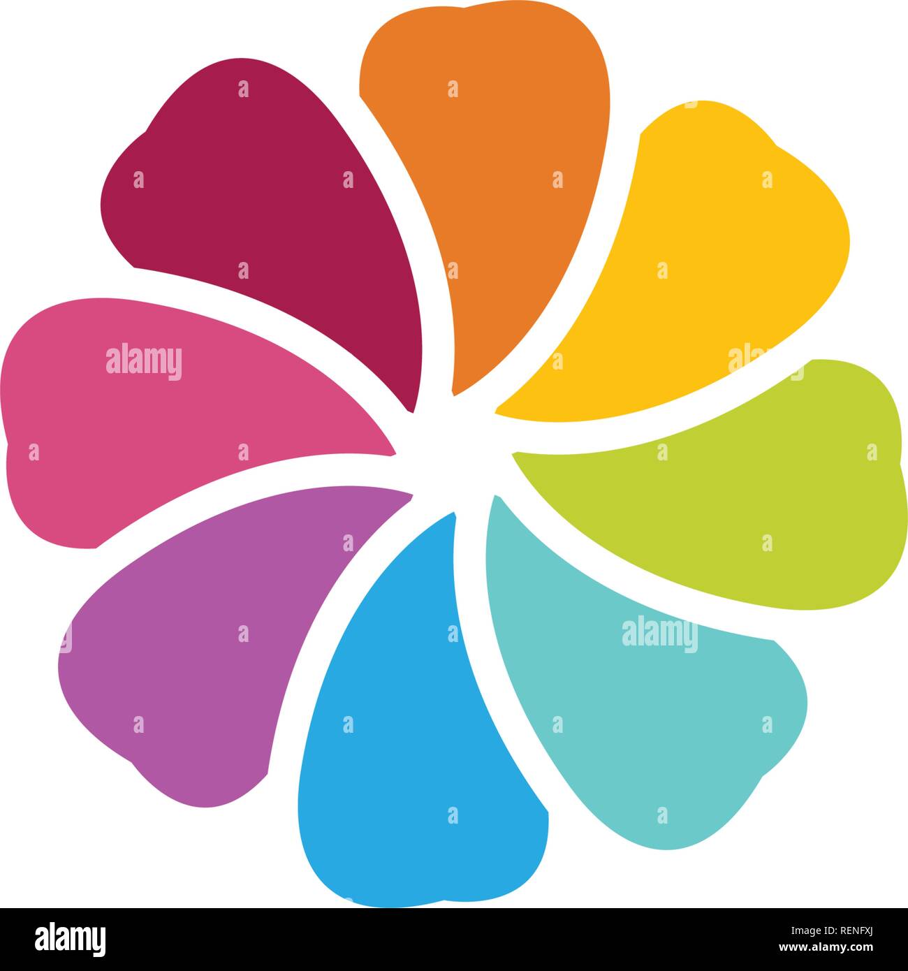 flower vector icon design template illustration Stock Vector Image ...