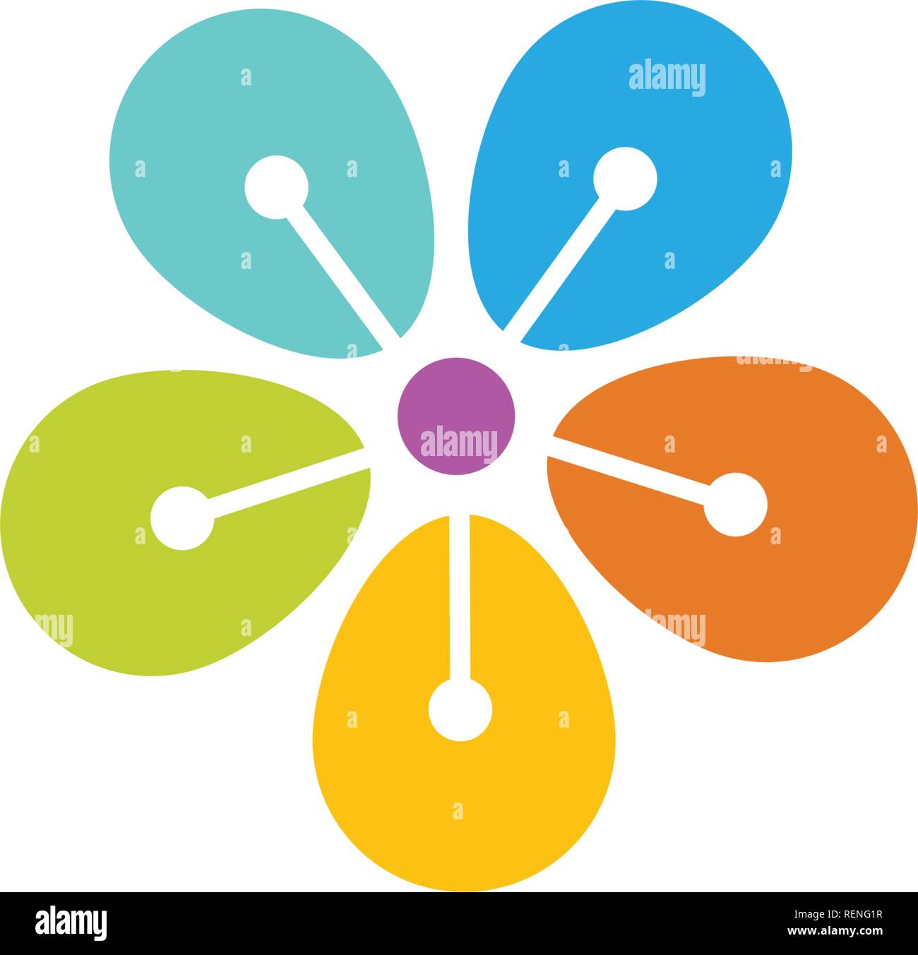 flower vector icon design template illustration Stock Vector Image ...