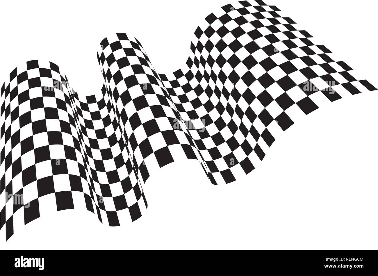 Race flag icon, simple design illustration vector Stock Vector Image ...