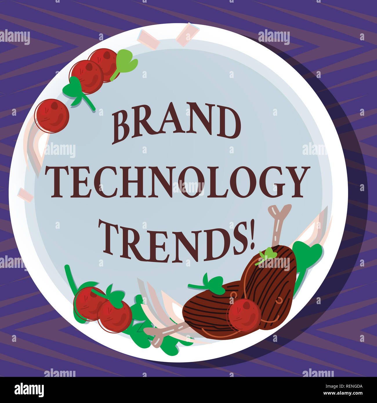 Word writing text Brand Technology Trends. Business concept for ...