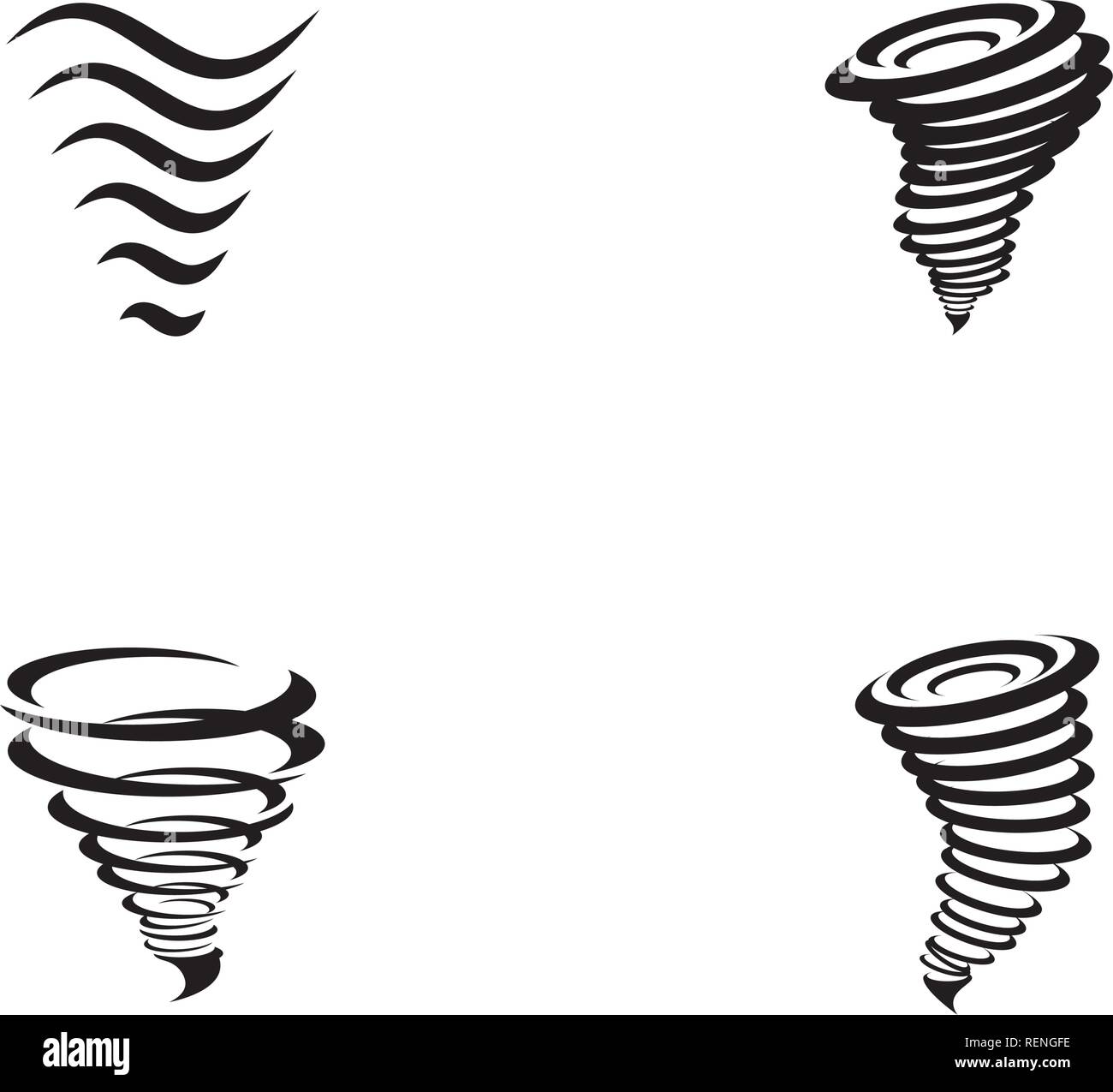 Whirlwind vector vectors hi-res stock photography and images - Alamy