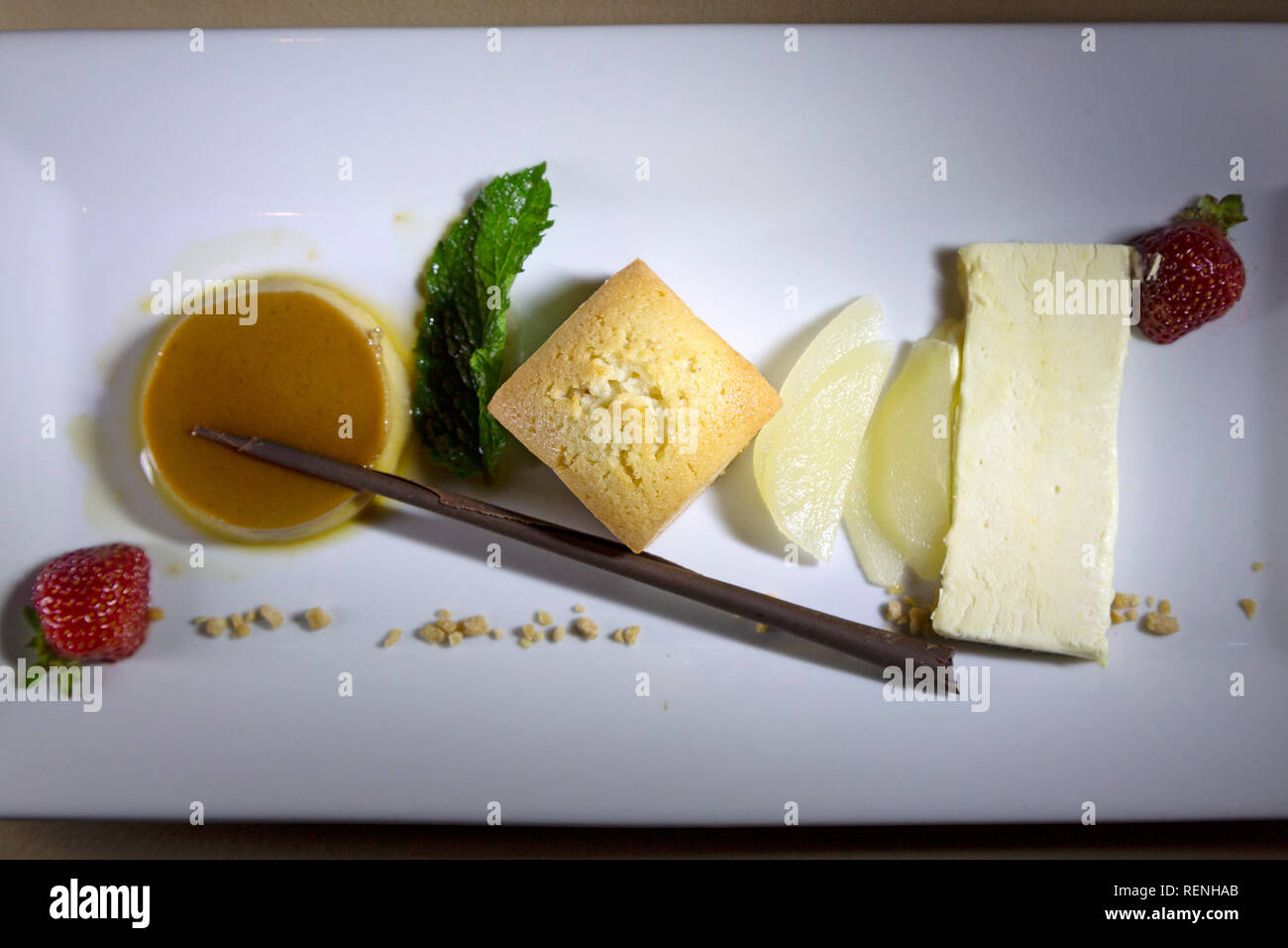 A selection of desserts served in Quebec, Canada. They include sugar ...