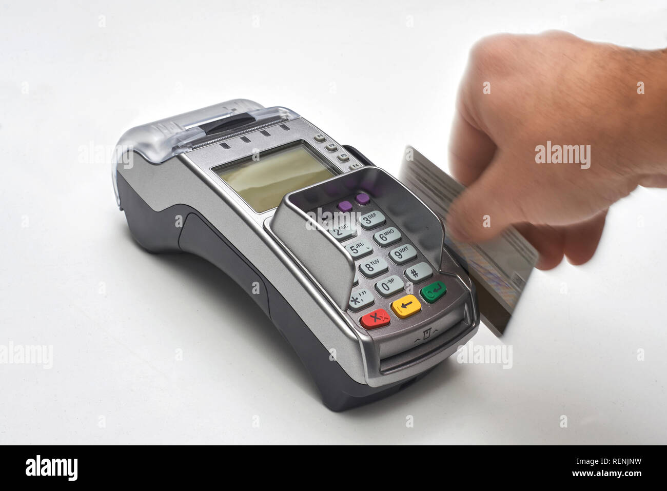 Using payment terminal hi-res stock photography and images - Alamy