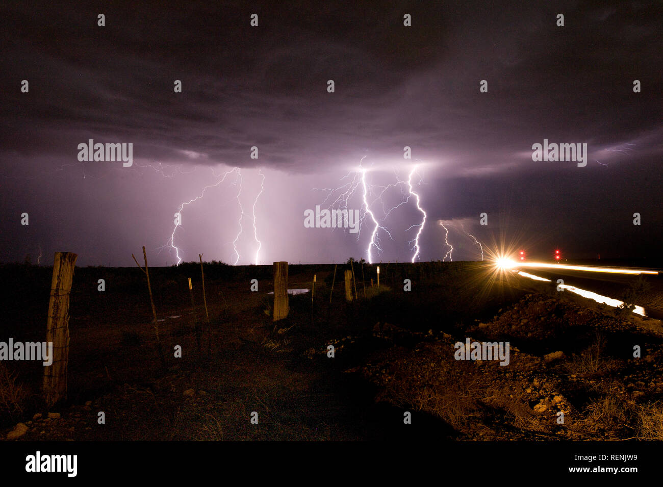 Train and lightning hi-res stock photography and images - Alamy